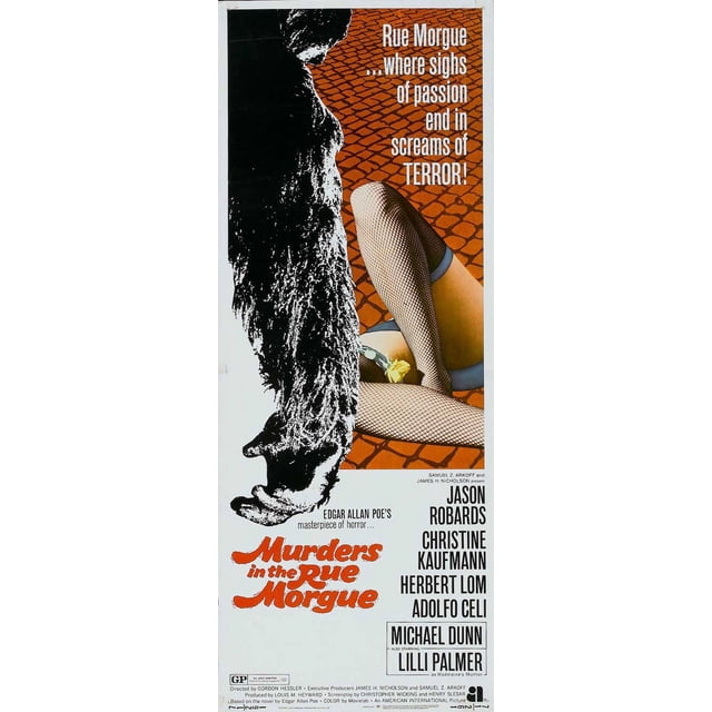 Murders in the Rue Morgue Poster Movie Insert (14 x 36 Inches - 36cm x ...