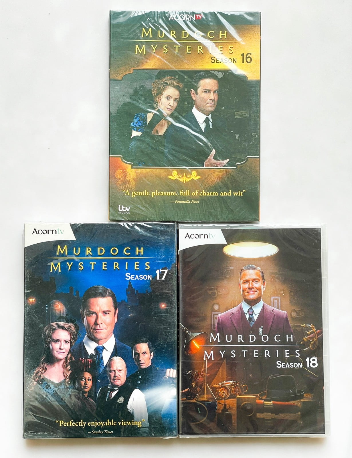 Murdoch Mysteries: Season 16+17+18 (DVD, 17-Disc Box Set) New - Walmart.com