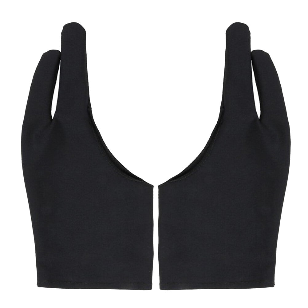 Murdoffiu Artist Two Finger Glove 2pcs Two Finger Drawing Glove Artist ...