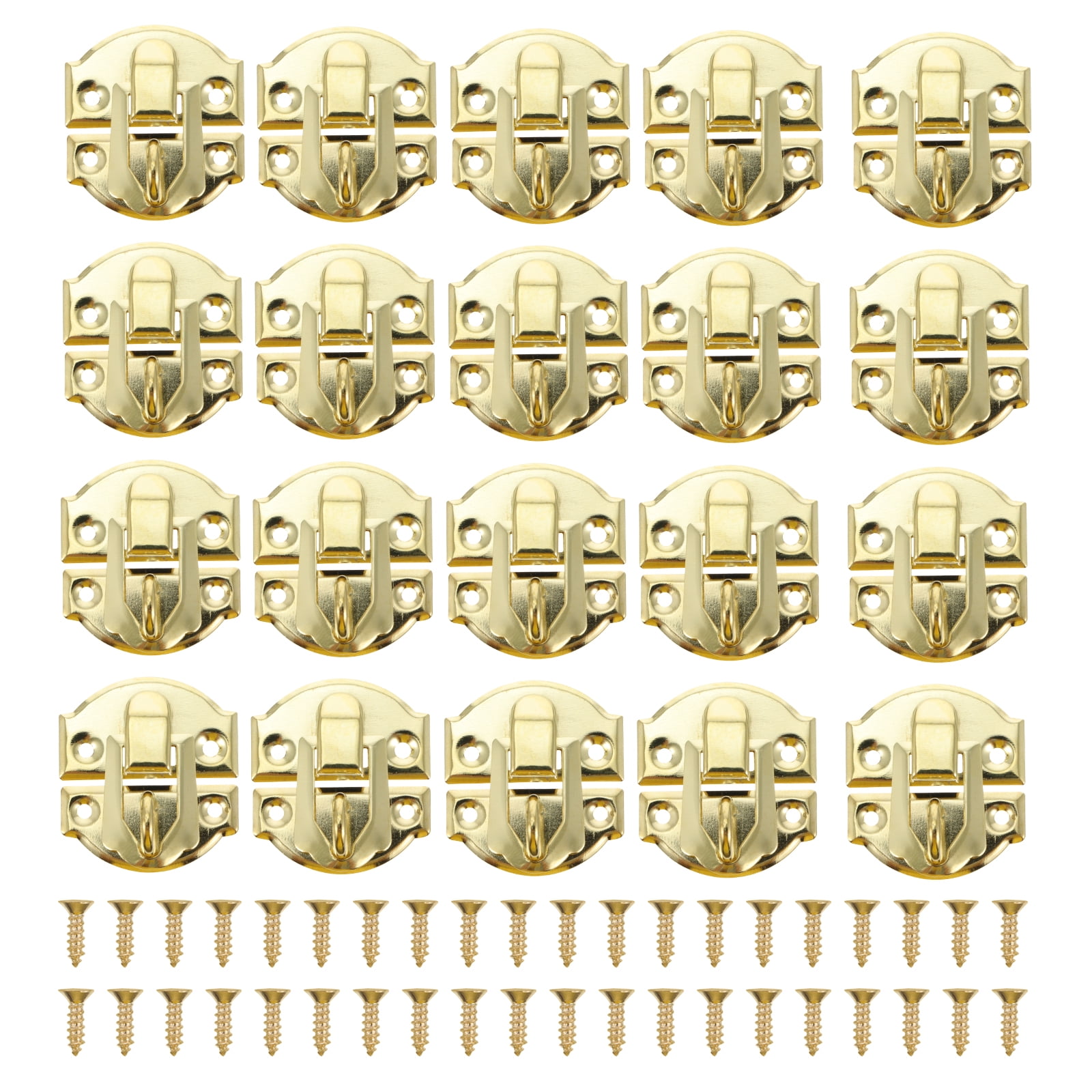 HAKIDZEL Box Latch Iron 20Pcs 1.2X1.1X0.4In - Walmart.com