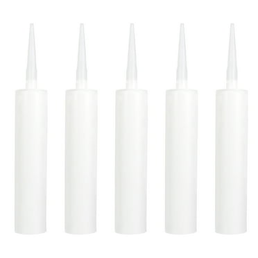 8 Pack Reusable Empty Caulking Tubes - 11-Ounce Sealant Applicator for ...