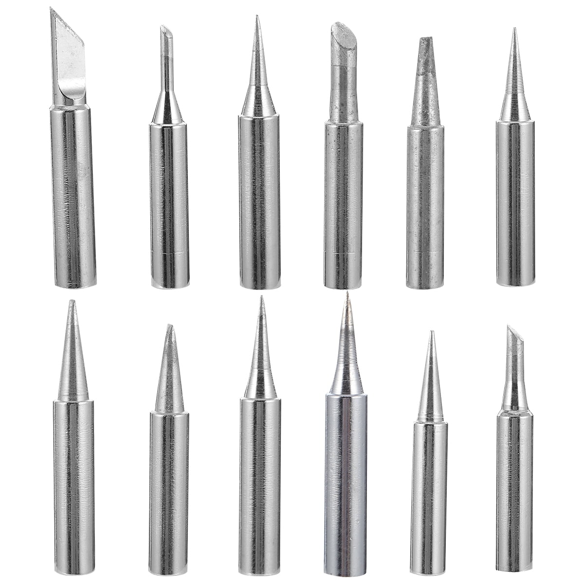 Murdoffiu Soldering Tip 12pcs/set Soldering Iron Tip Replacement Copper ...