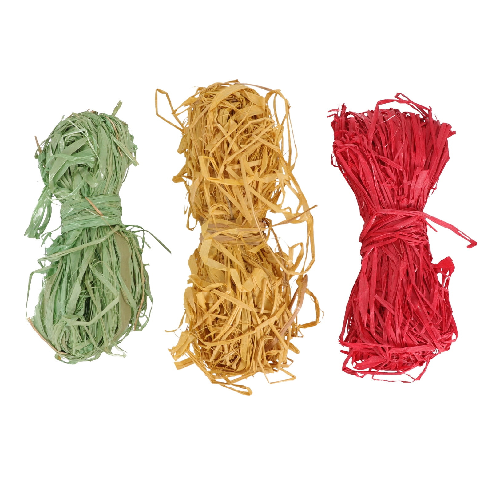 Murdoffiu raffia ribbon 3 Bundles Raffia Bundles Paper Packing String ...