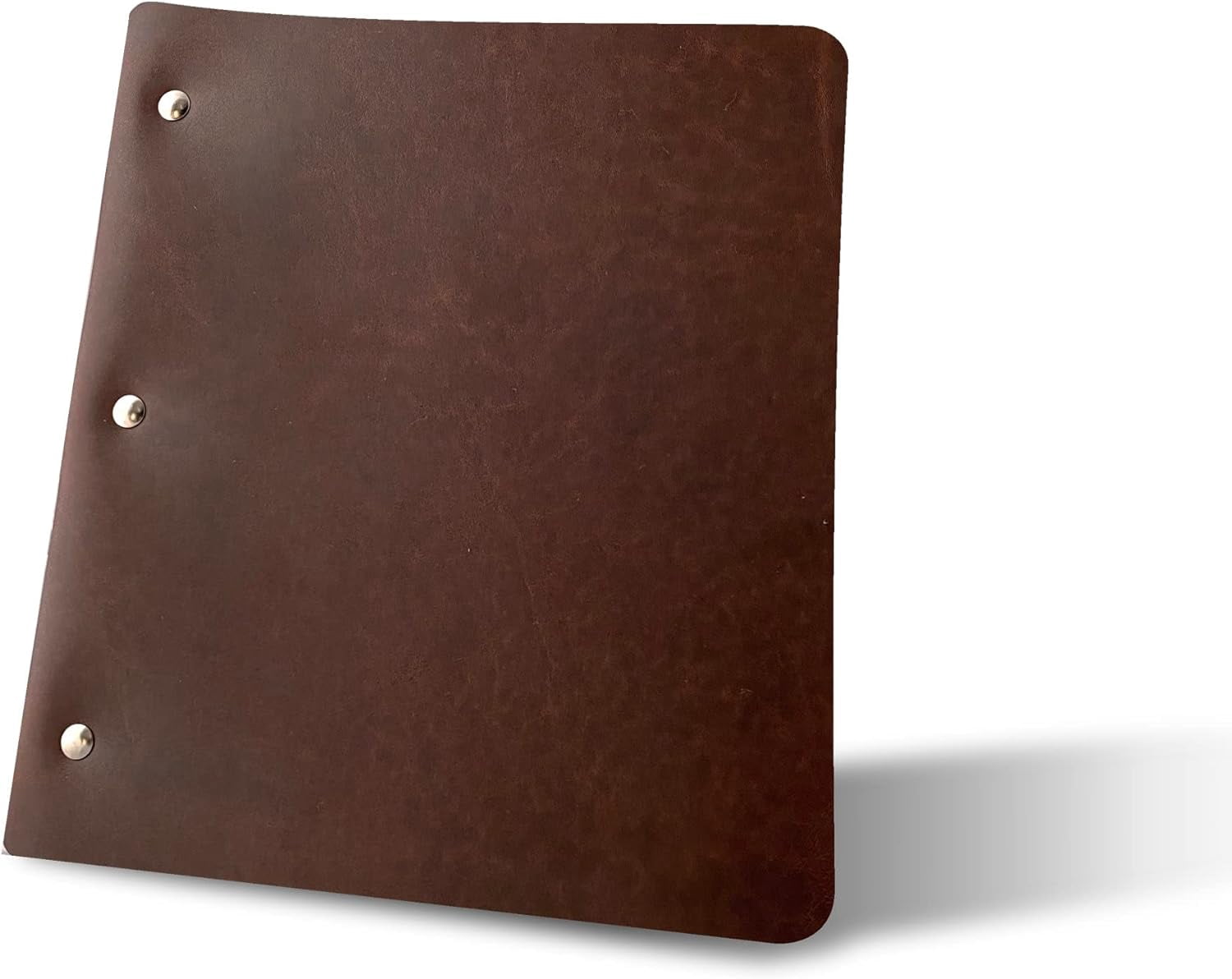 Murdy No. 1 Wide Cut Refillable Leather Binder (Americano) - Walmart.com