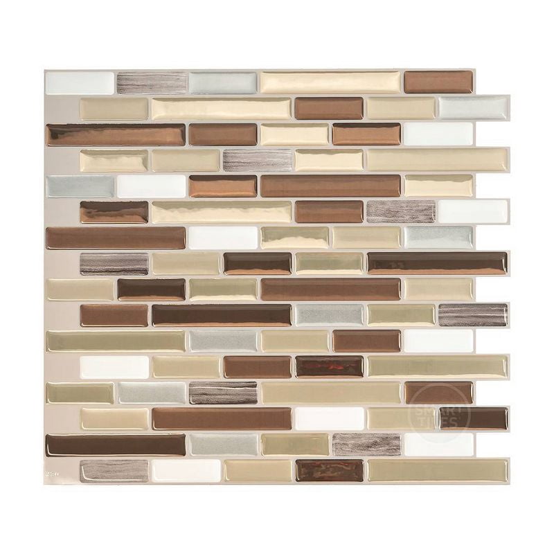 Muretto Durango 4pk Peel and Stick 3D Backsplash - Walmart.com