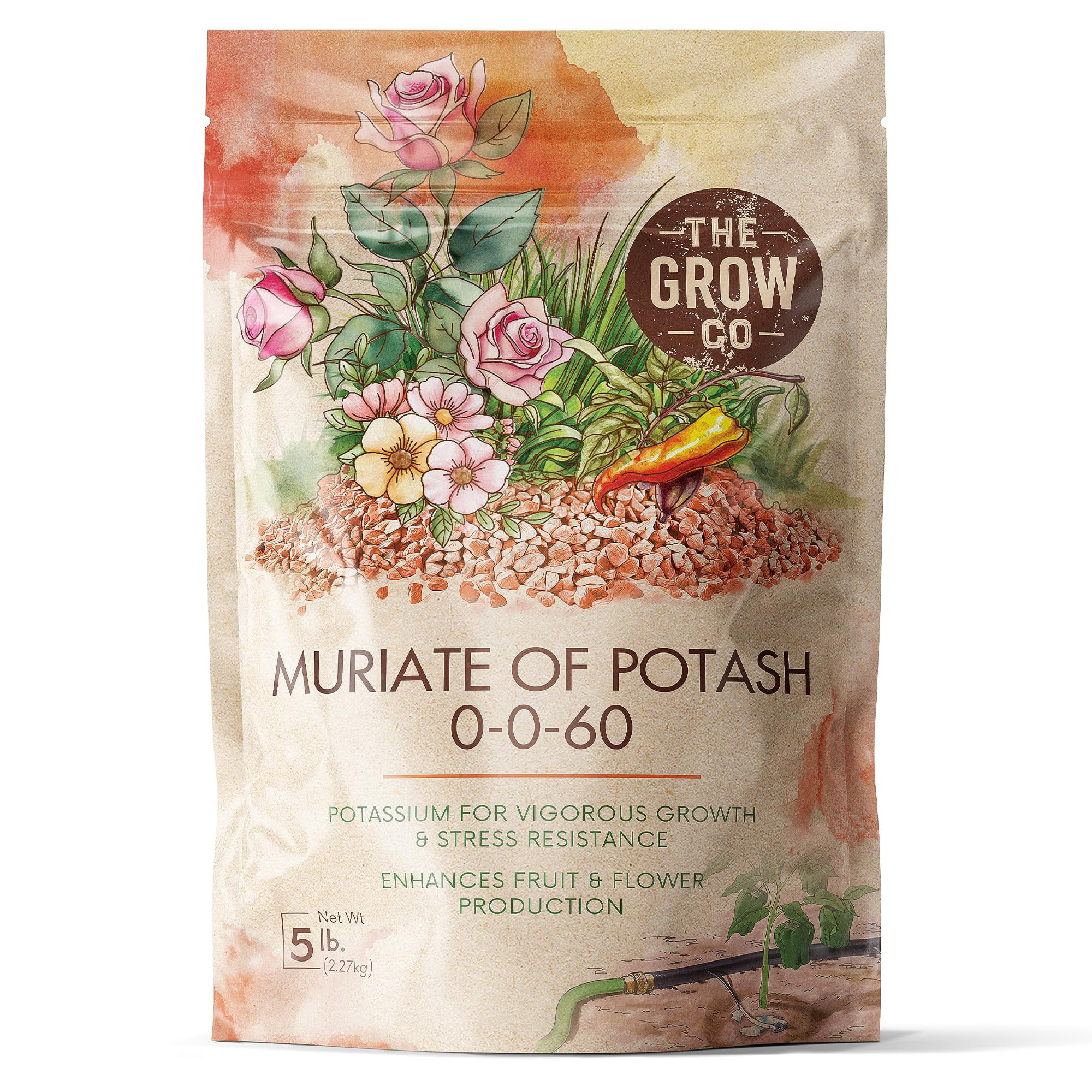 Muriate of Potash 0-0-60 Fertilizer, High Potassium Fertilizer Plants, Ideal Plant Food & Potash ...