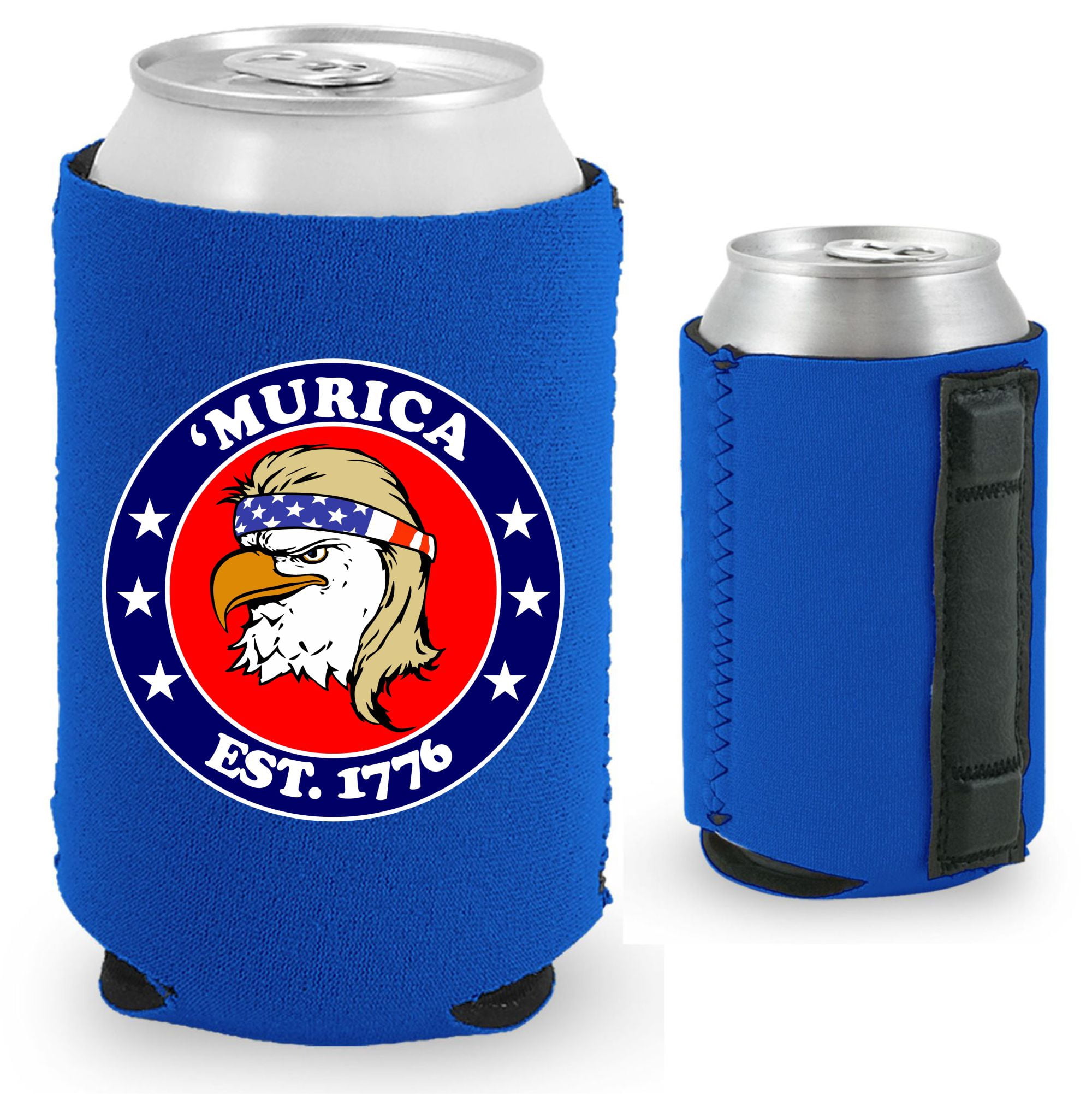 Murica 1776 Magnetic Can Coolie (Royal Blue) - Walmart.com