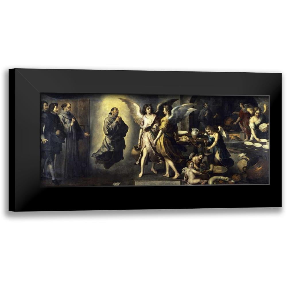 Murillo, Bartolome Esteban 18x10 Black Modern Framed Museum Art Print ...