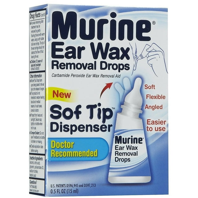 Murine Ear Wax Removal Kit, 0.5 oz HSA/FSA Eligible - Walmart.com