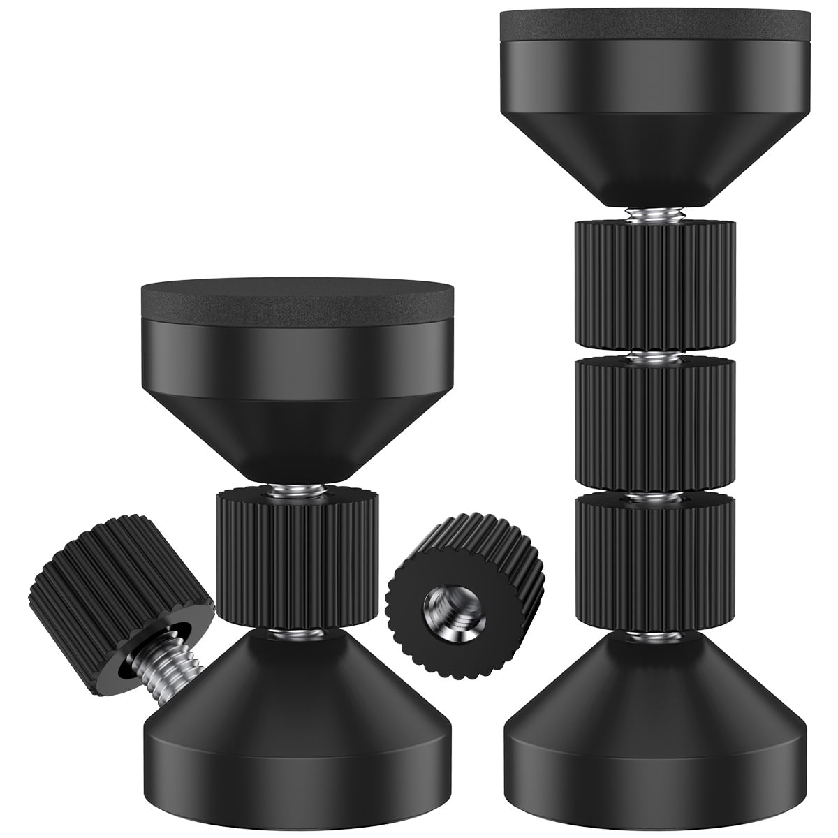 Muross Anti-Shake Adjustable Threaded Bed Frame Stoppers, Rocking ...