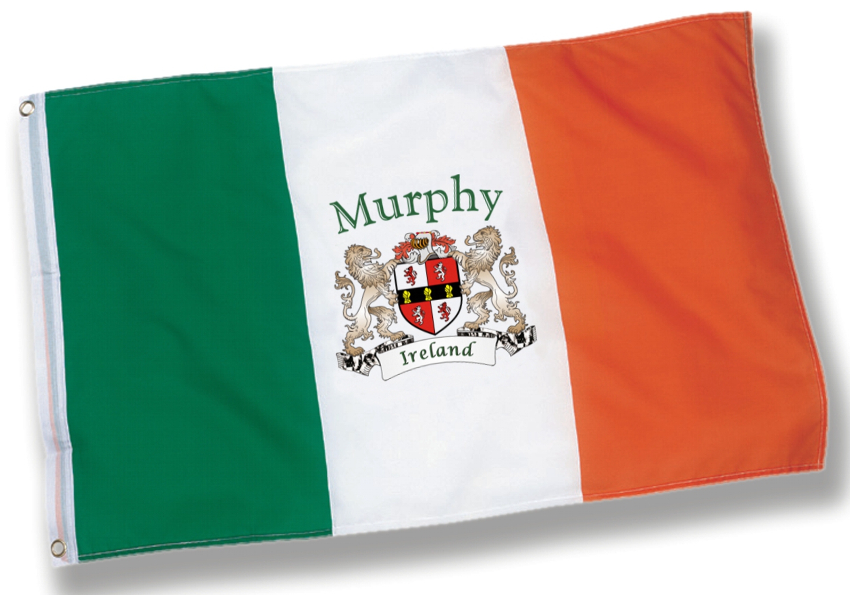 Irish Rose Gifts, Murphy Irish Coat of Arms Flag, 3'x5' Nylon Banner ...