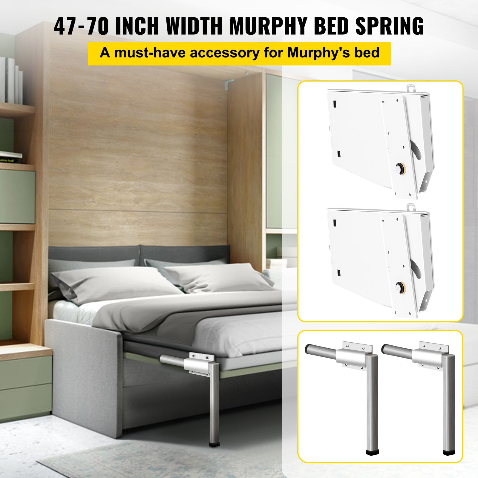 Murphy Mounting Wall Springs Mechanism Heavy Duty Support Hardware DIY ...