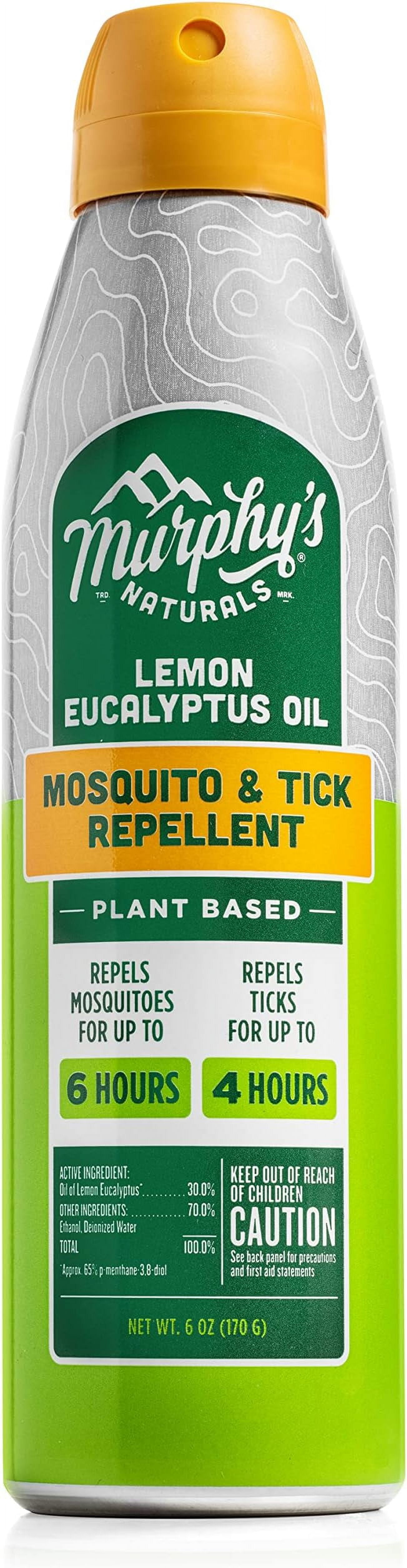 Murphy's Naturals Lemon Eucalyptus Oil Insect Repellent Mist | DEET ...