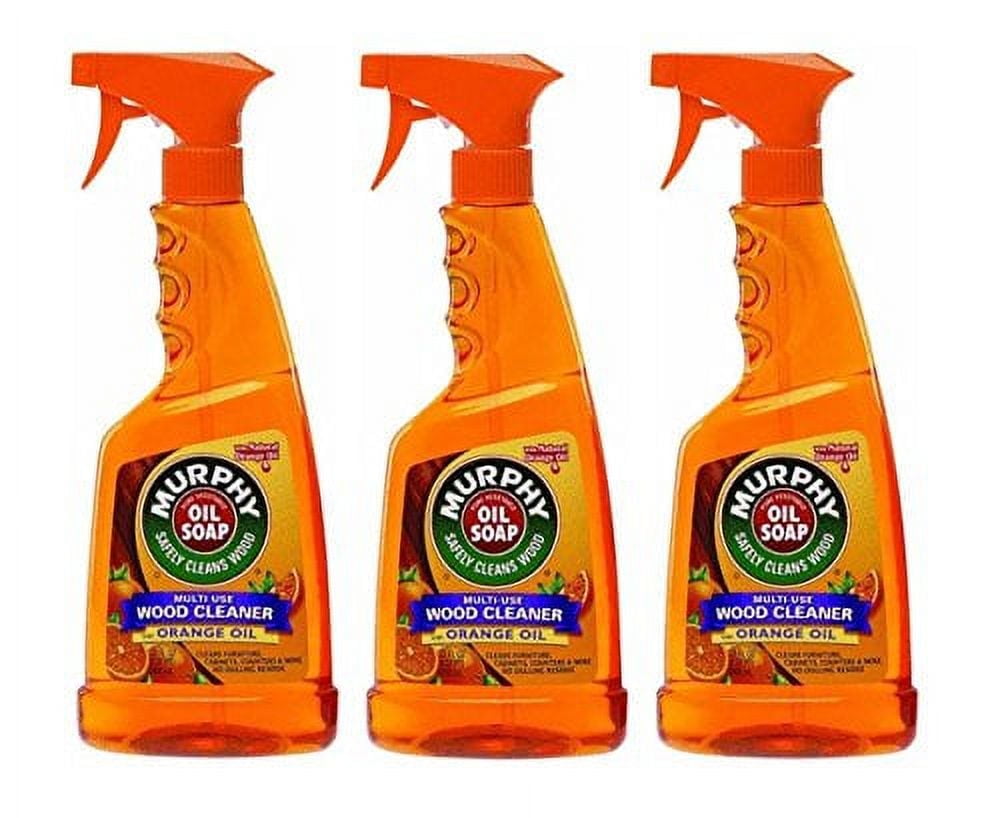 Murphy's Natural Orange Oil Wood Cleaner Spray, Safe Polish Soap, 22 ...