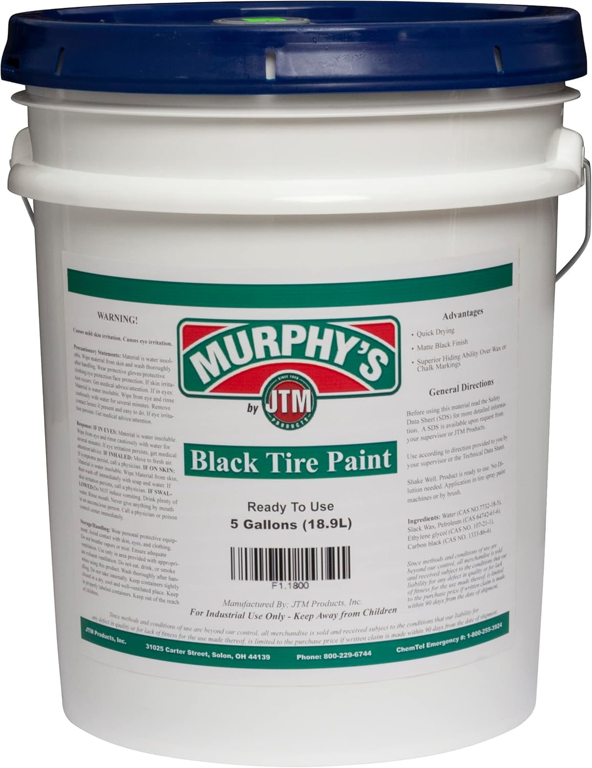 Murphys Black Tire Paint 5G - Walmart.com