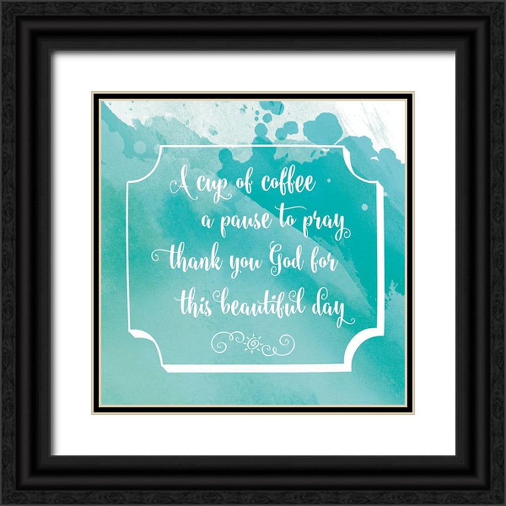 Murray, Amanda 20x20 Black Ornate Wood Framed with Double Matting ...