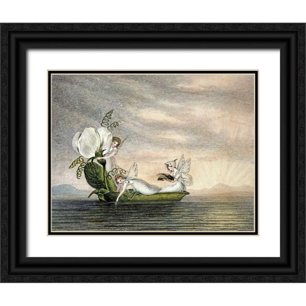 Murray, Amelia Jane 14x12 Black Ornate Wood Framed with Double Matting ...