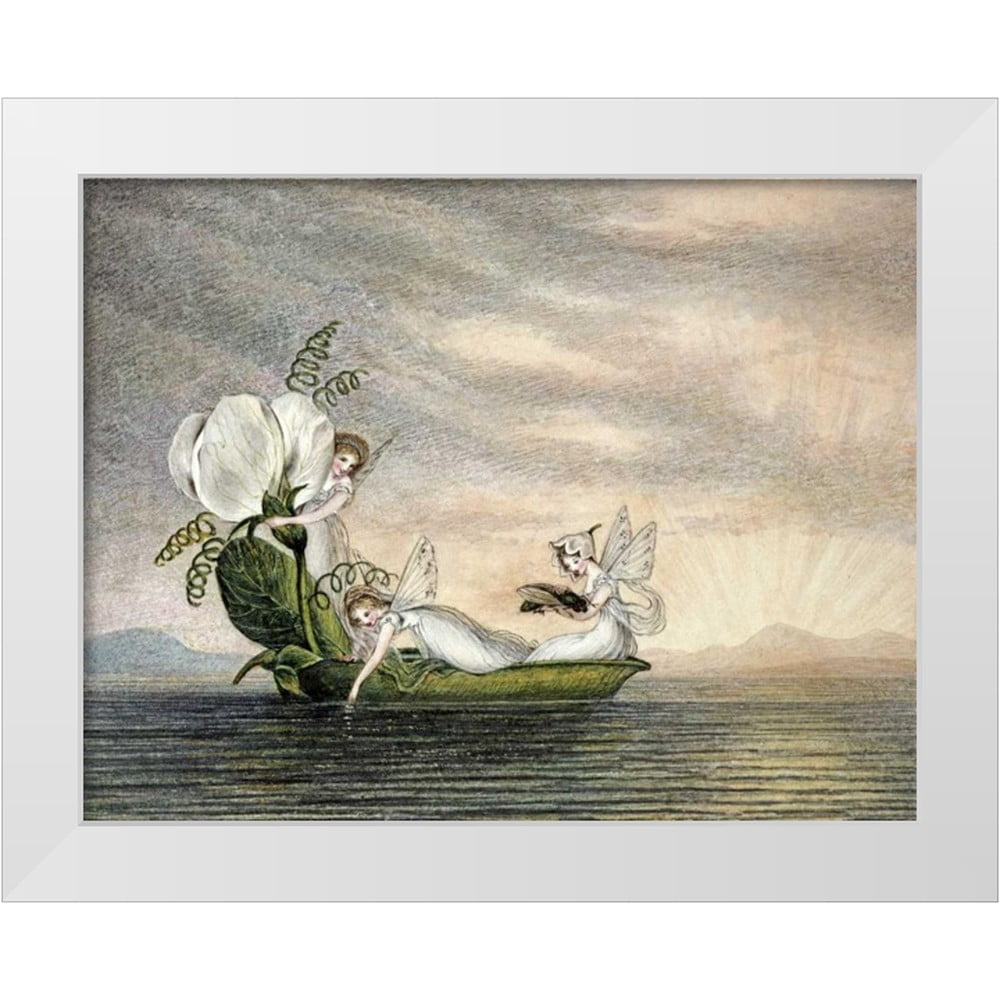 Murray, Amelia Jane 32x26 White Modern Wood Framed Museum Art Print ...