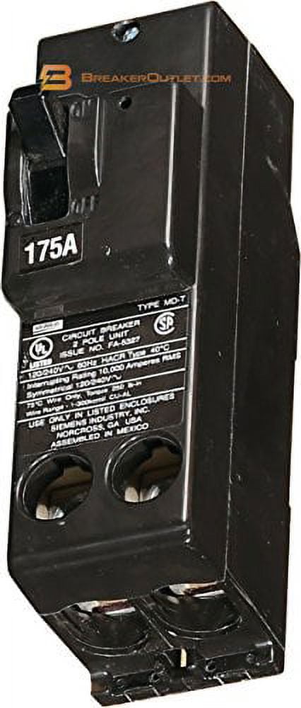 Murray Crouse-Hinds MD2175 2 Pole 175 Amp 240v Circuit Breaker MD ...