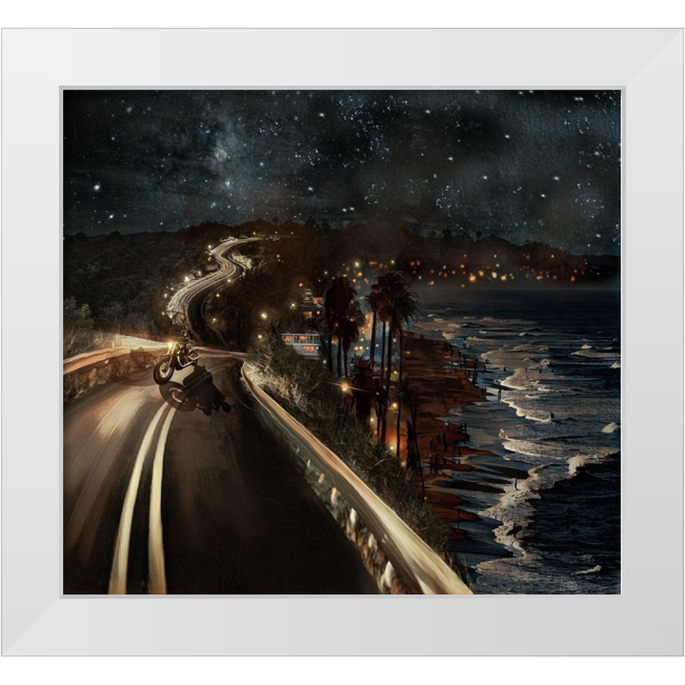 Murray Henderson Fine Art 13x12 White Modern Wood Framed Museum Art ...