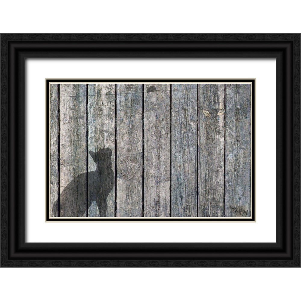 Murray Henderson Fine Art 14x11 Black Ornate Wood Framed with Double ...