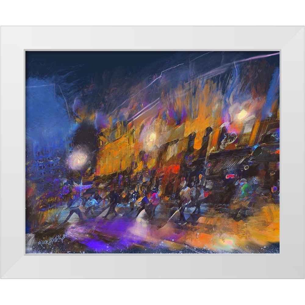 Murray Henderson Fine Art 14x12 White Modern Wood Framed Museum Art ...