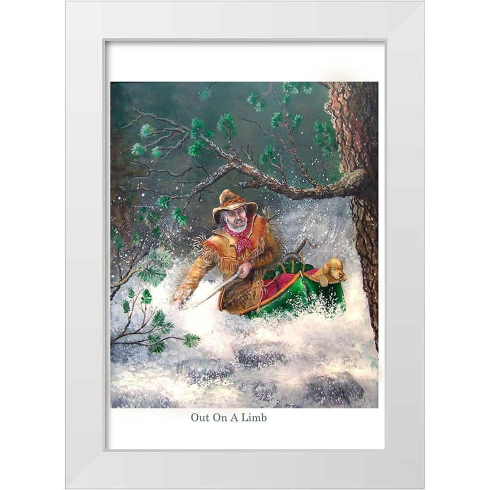 Murray Henderson Fine Art 14x18 White Modern Wood Framed Museum Art ...