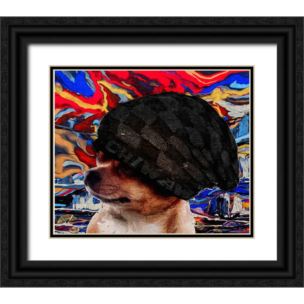 Murray Henderson Fine Art 17x15 Black Ornate Wood Framed with Double ...