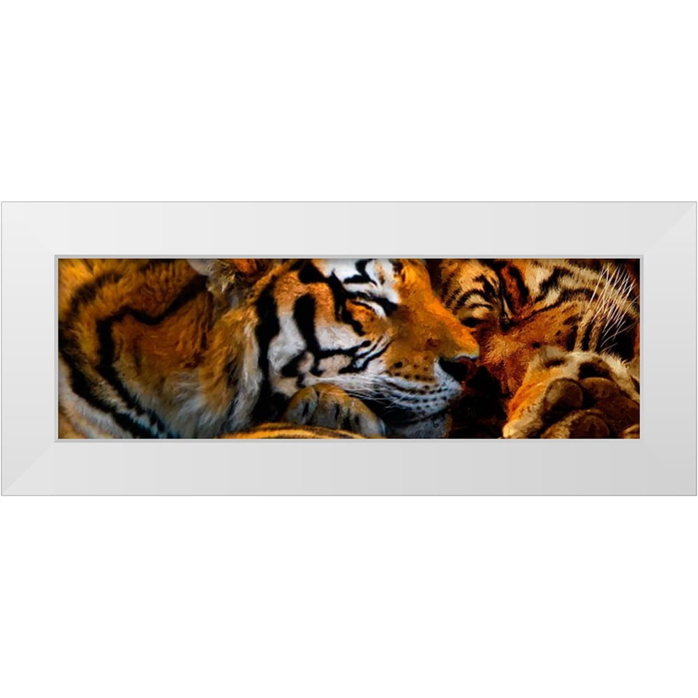 Murray Henderson Fine Art 18x8 White Modern Wood Framed Museum Art ...