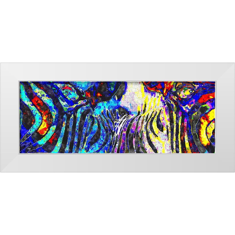Murray Henderson Fine Art 32x14 White Modern Wood Framed Museum Art ...