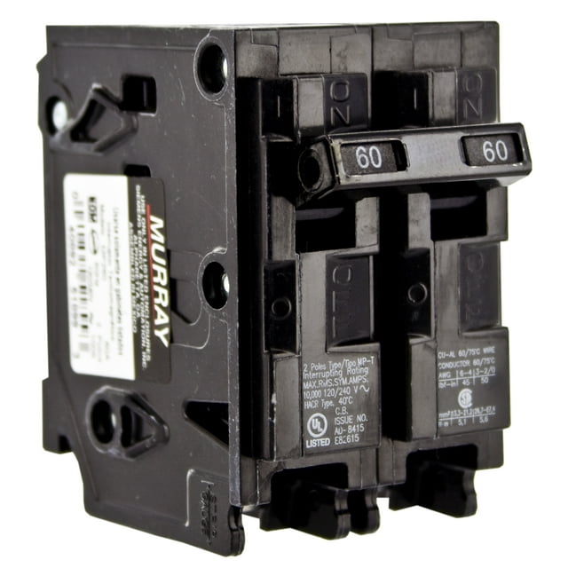 Murray MP260 Double Pole Circuit Breaker, 60 Amp - Walmart.com