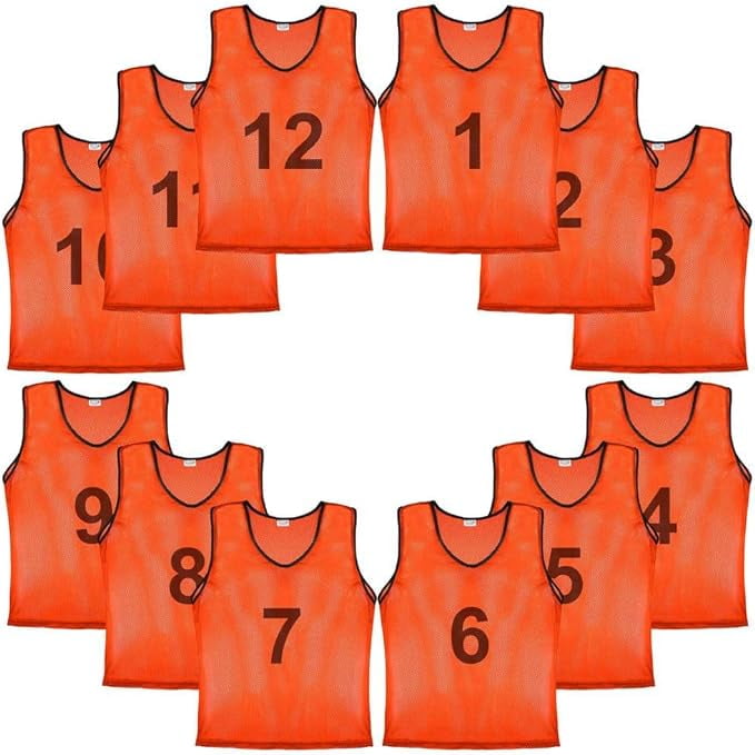Murray Sporting Goods Adult Mesh Team Practice Pinnies - Numbered or ...
