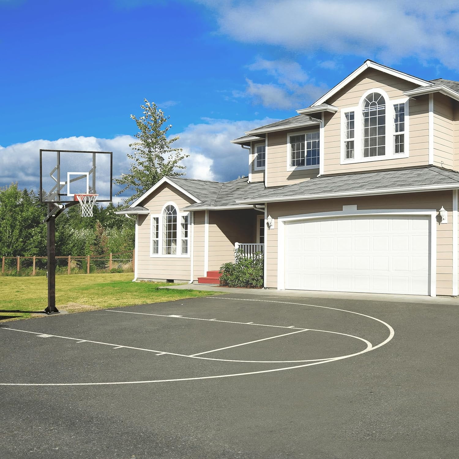 Murray Sporting Goods Premium Basketball Court Marking Kit for Driveway ...