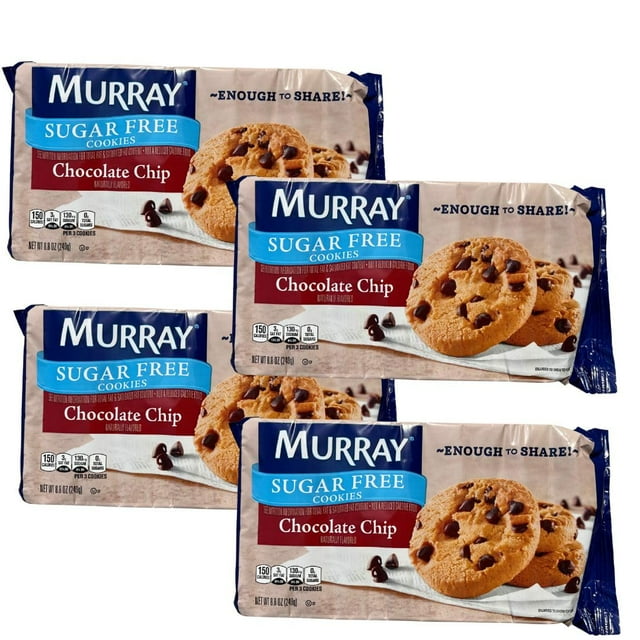 Murray Sugar Chocolate Chip Cookies 8.8 oz (Pack of 4) - Walmart.com