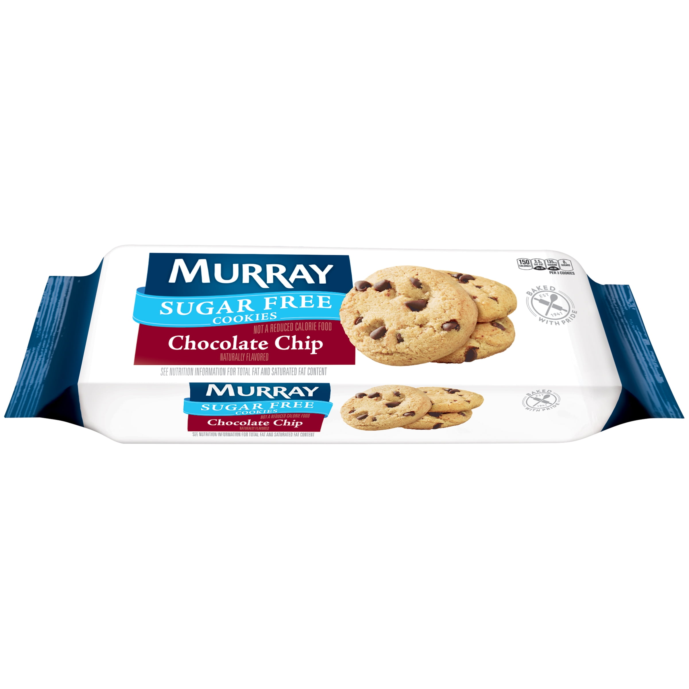 Murray Sugar-Free Snacks: Chocolate Chip Cookies, Groceries, 5.5 Oz ...