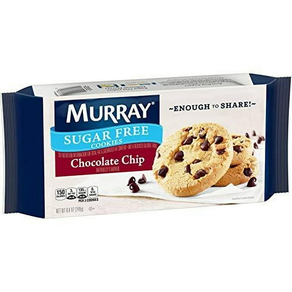Murray Sugar Free Chocolate Chip Cookies, 8.8 Oz, 12 per Case - Walmart.com