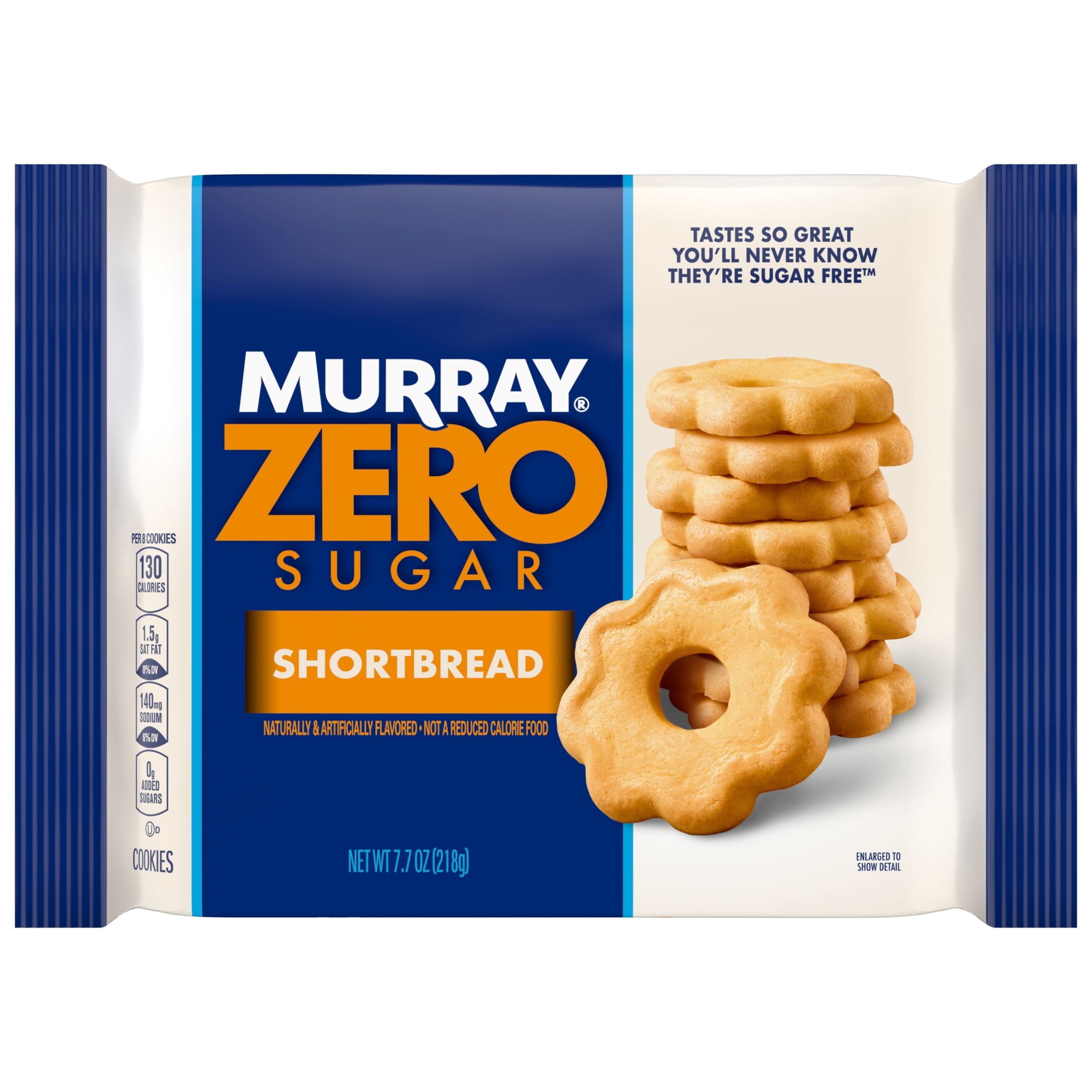 Murray Sugar Free Shortbread Cookies, Share Pack 7.7 oz, Baked ...
