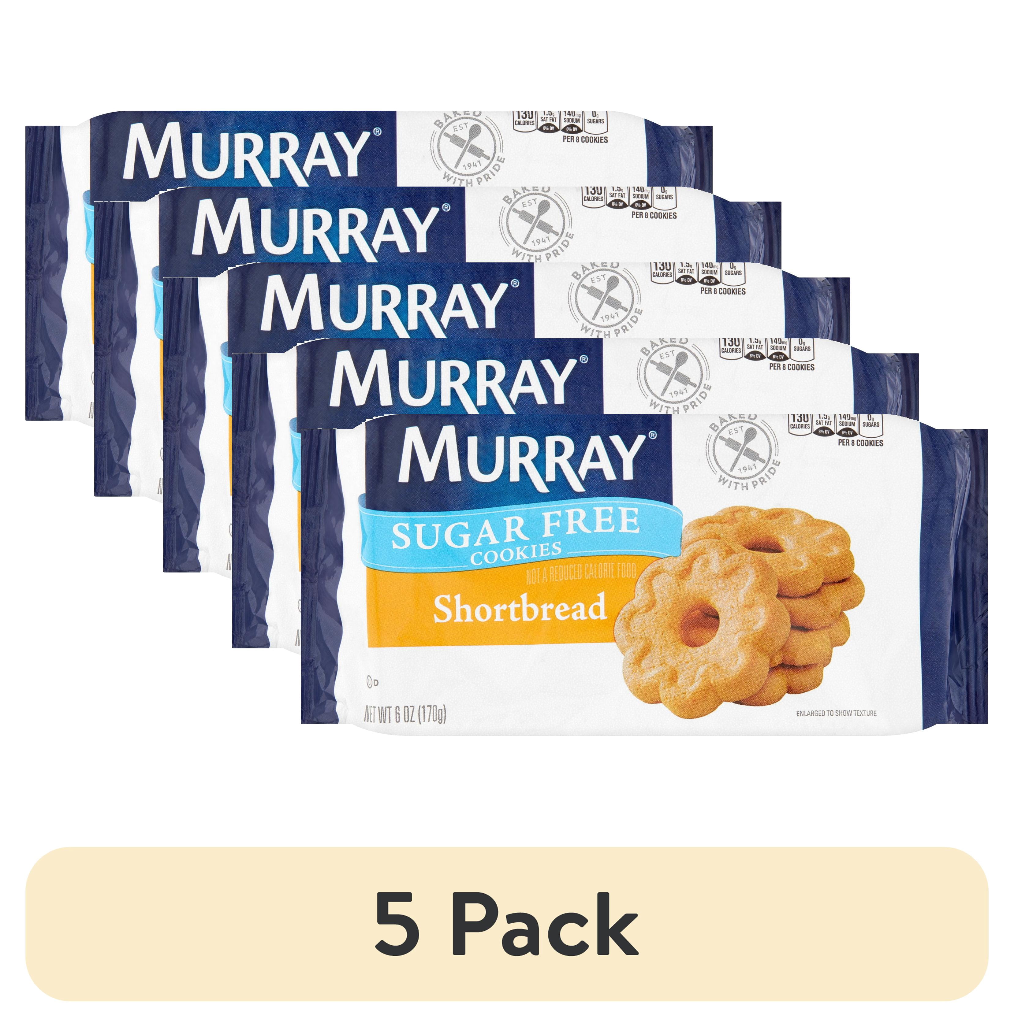(5 pack) Murray Sugar-Free Shortbread Cookies, 6 Oz. - Walmart.com