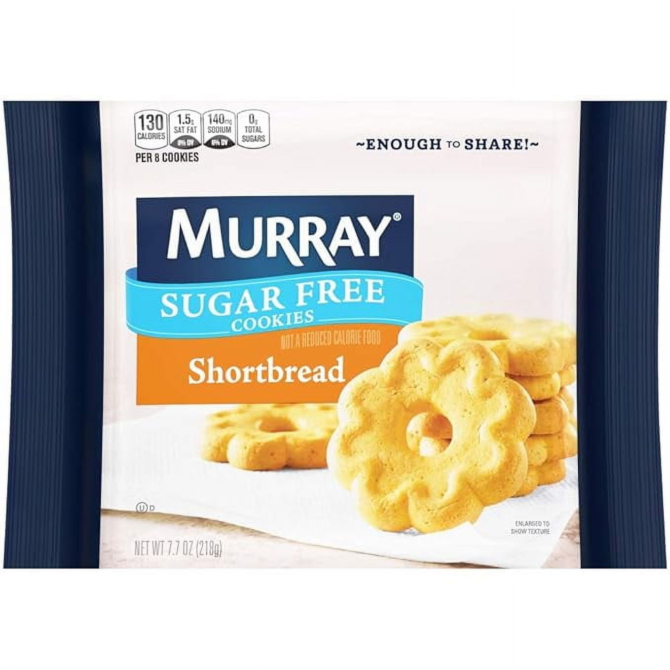 Murray Sugar Free Shortbread Cookies, 7.7 Oz. (Pack of 1) - Walmart ...