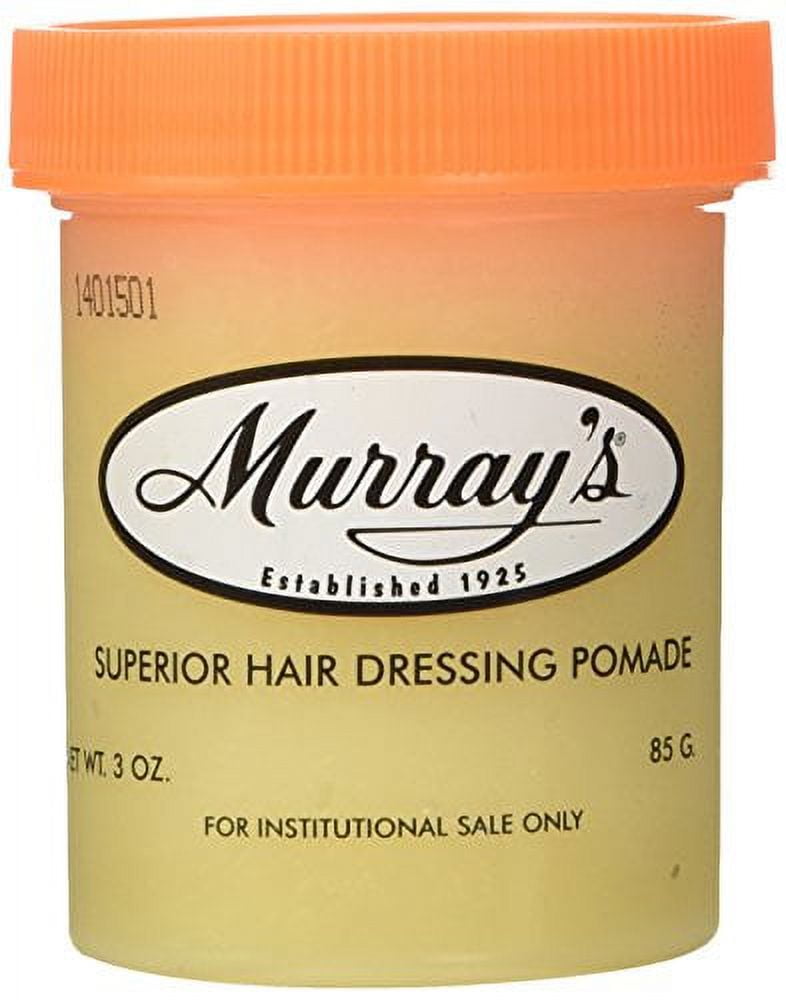 Murray's Superior Pomade, Plastic Container, 3oz, Strong Hold, High ...