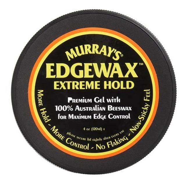 Murrays Edge Wax For Maximum Edge Control Hair Gel, Extreme Hold, 4 Oz ...