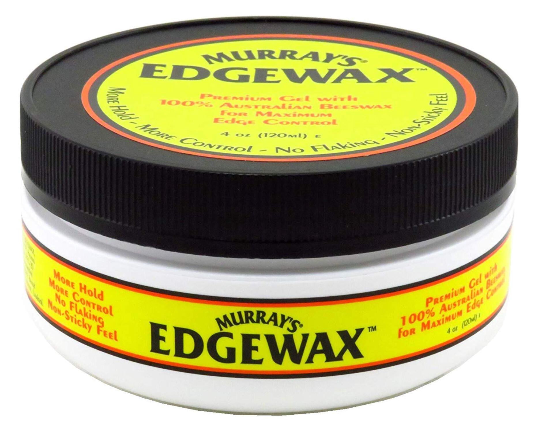 Murrays Edgewax Gel Beeswax Hair Wax Edge Control 4oz Big Jar - Walmart.com