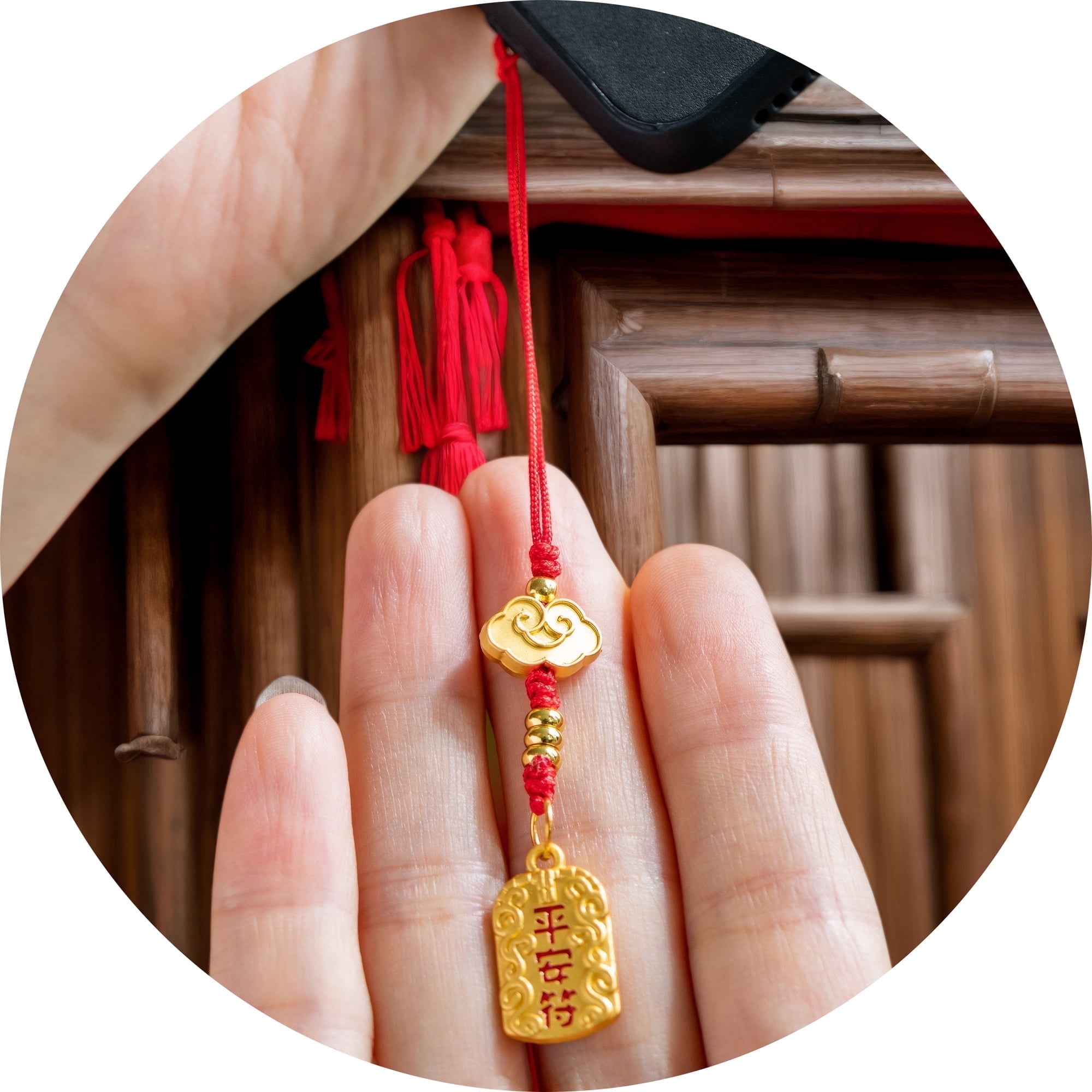 Murtoo Lucky Charm Hanging Ornament Set – Traditional Chinese-Inspired ...