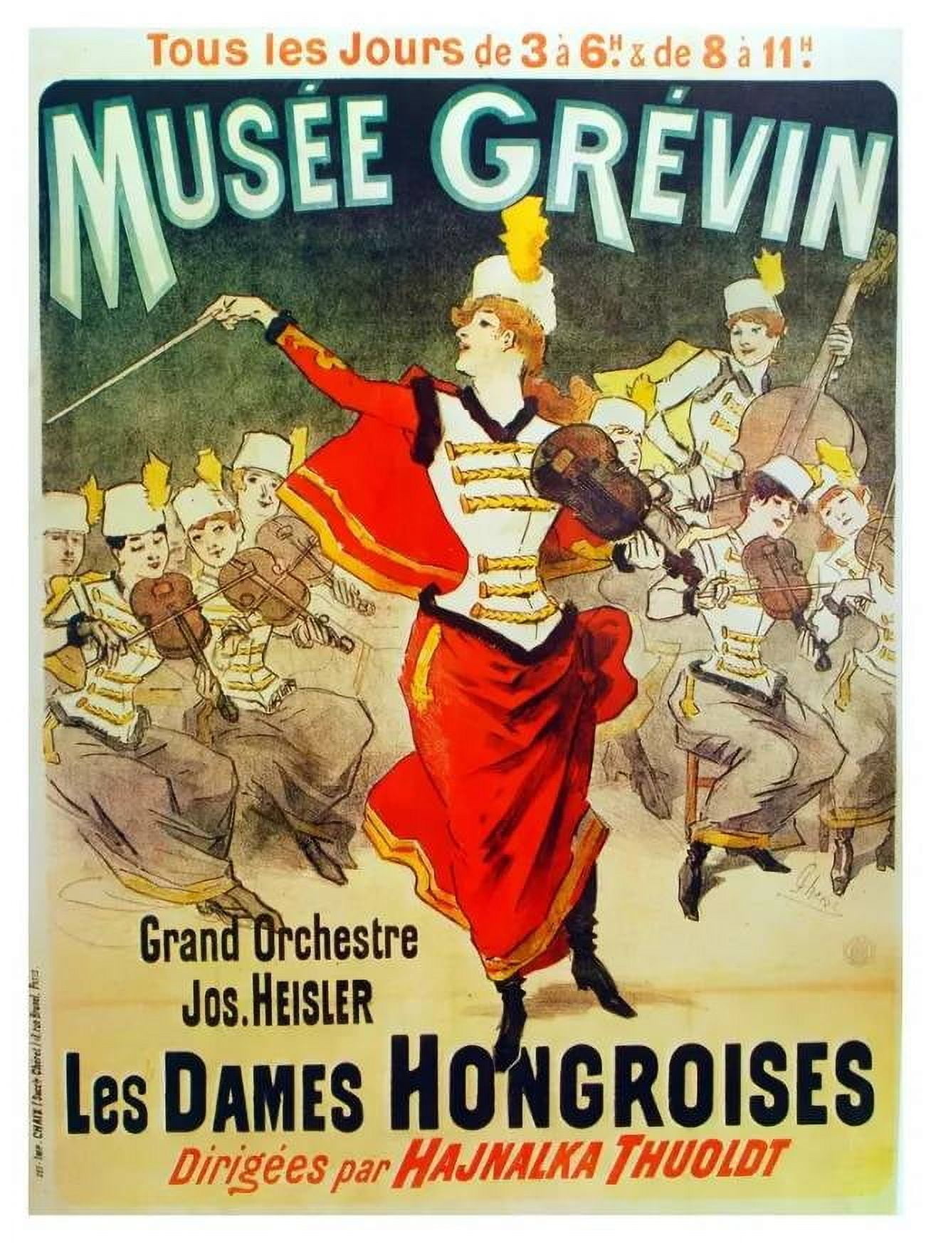 Mus e Grevin Musical Orchestra Decor Poster.Graphic Art Interior design ...