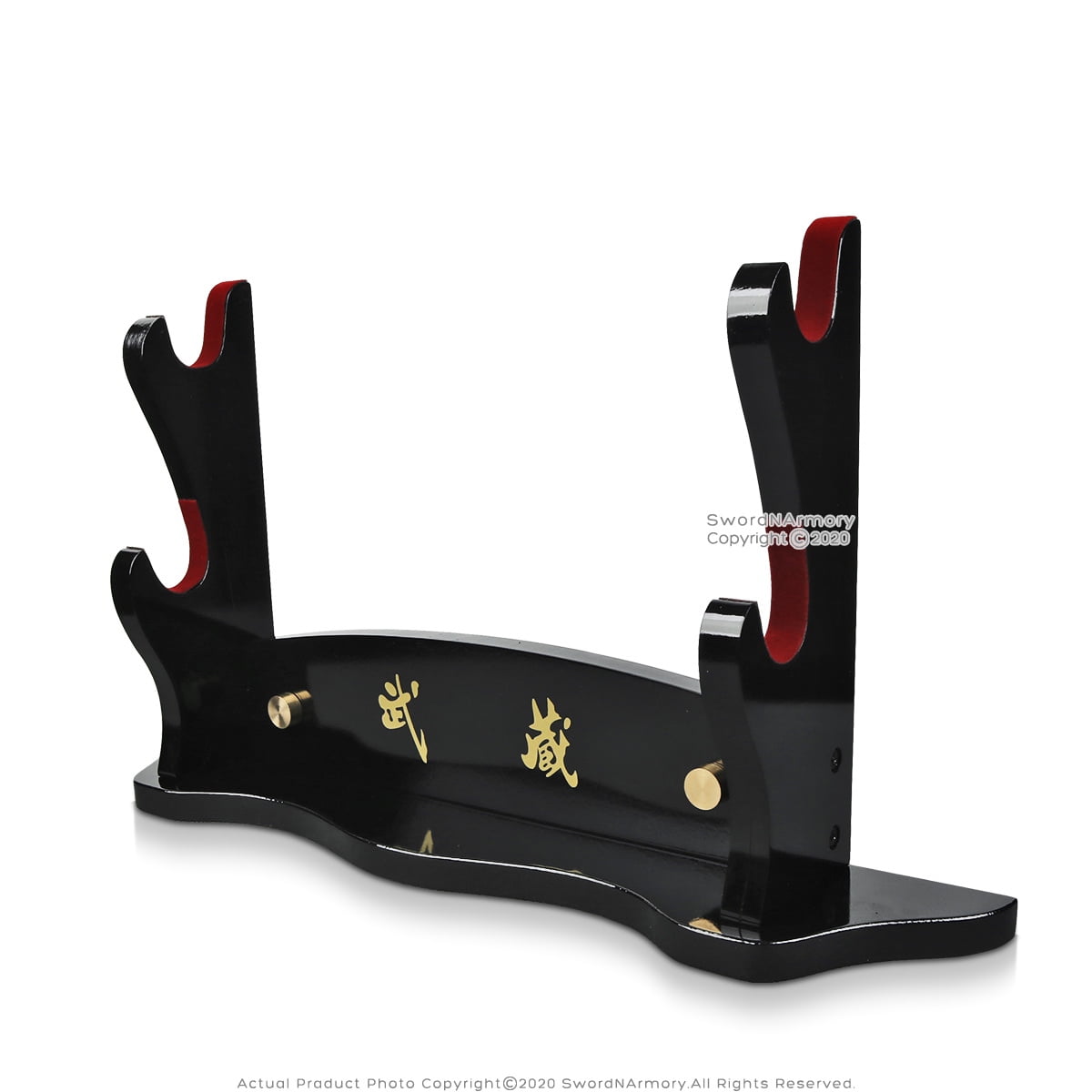 Musashi Multi Function Two Tier Desktop Wall Mount Sword Stand Samurai ...
