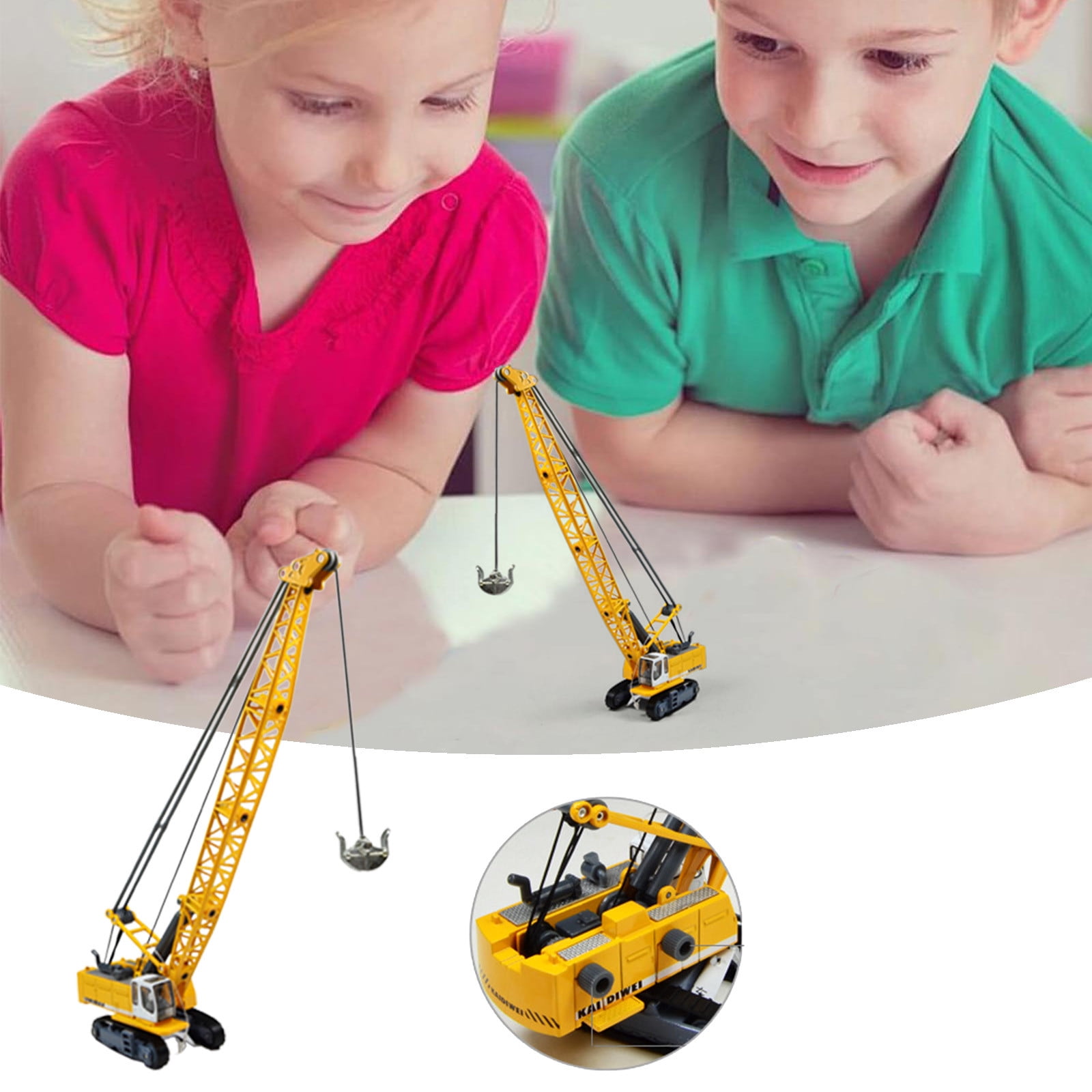 Musatteng 1:87 Ho Scale Tower All Alloy Tower Excavator Train Railway ...