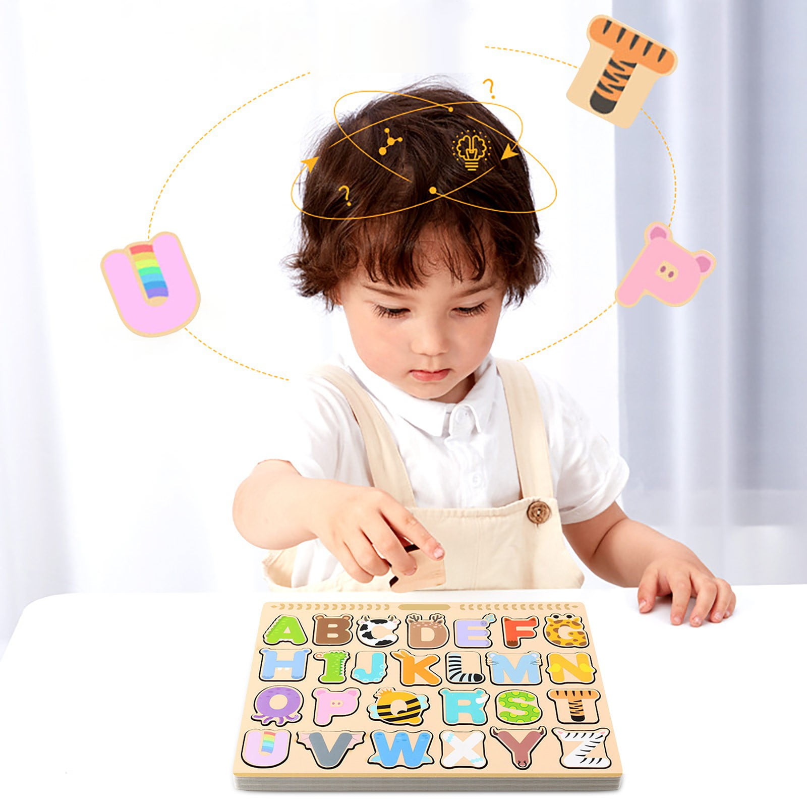 Musatteng Alphabet Learning Toy Set for Toddlers 3-5 - Multisensory ...
