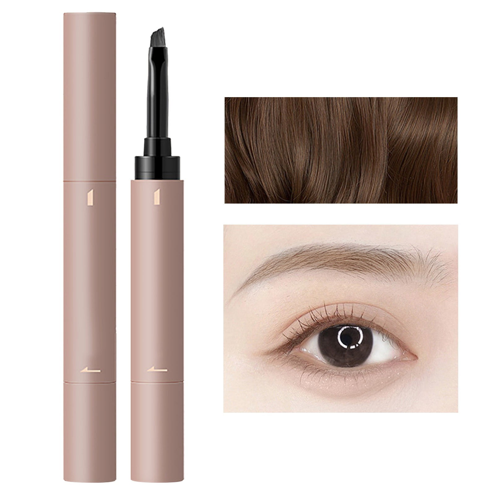 Musatteng Brush Man Smooth Color Dyeing Eyebrow Natural Three Color ...