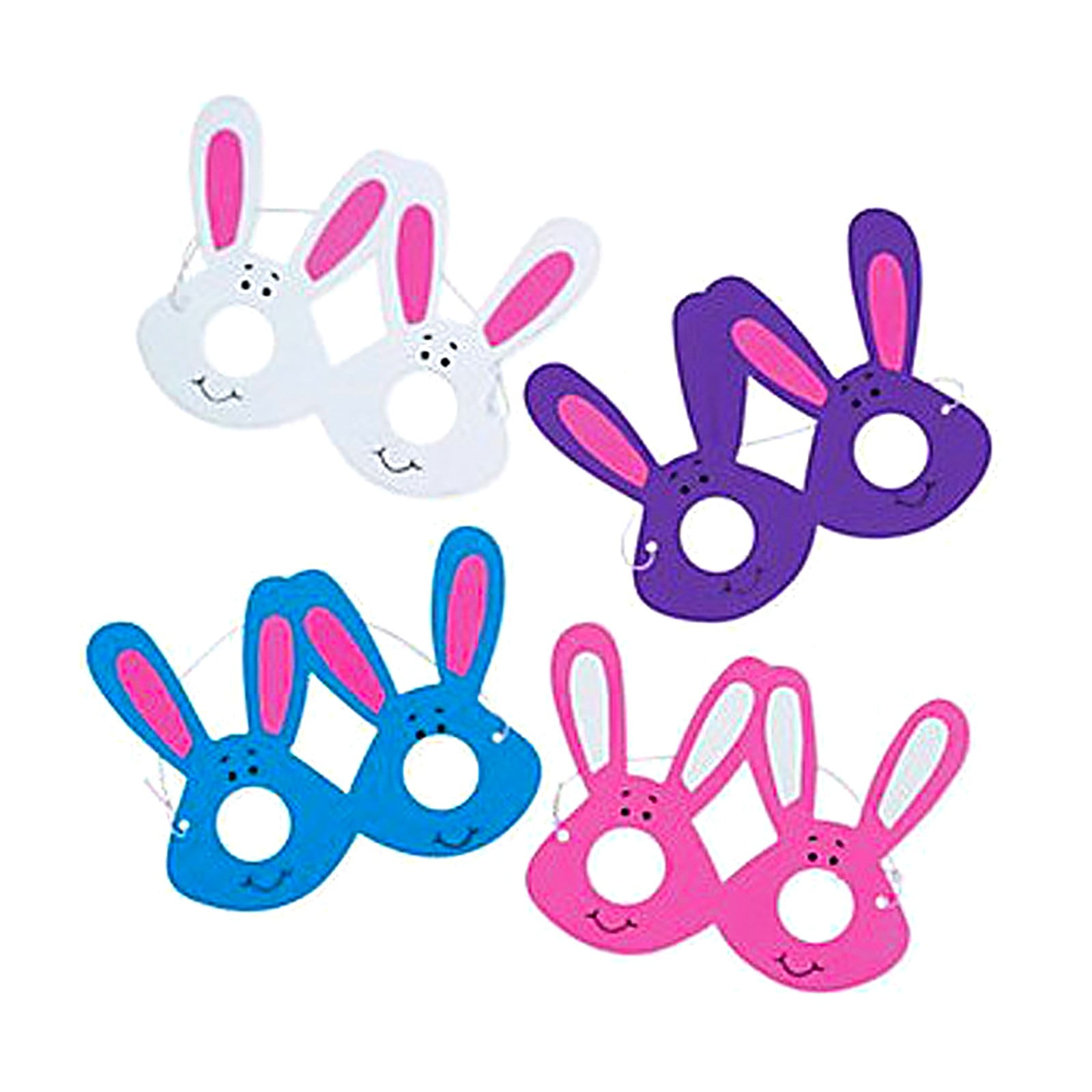 Musatteng Diy Crafts for Kids Bulk Cute Rabbit Ear Eye Children's Role ...