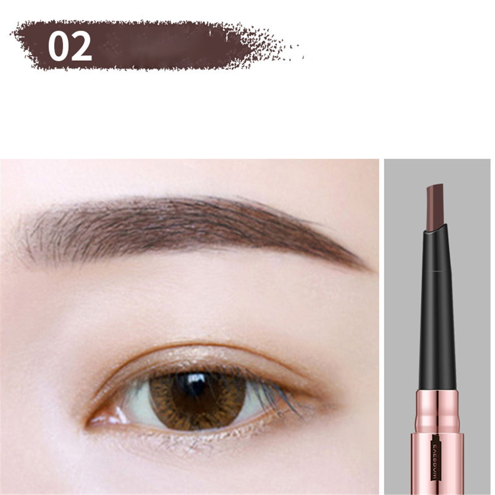 Musatteng Eyebrow Shape Tinted Eyebrow Gel Eyebrow Pencil Makeup ...